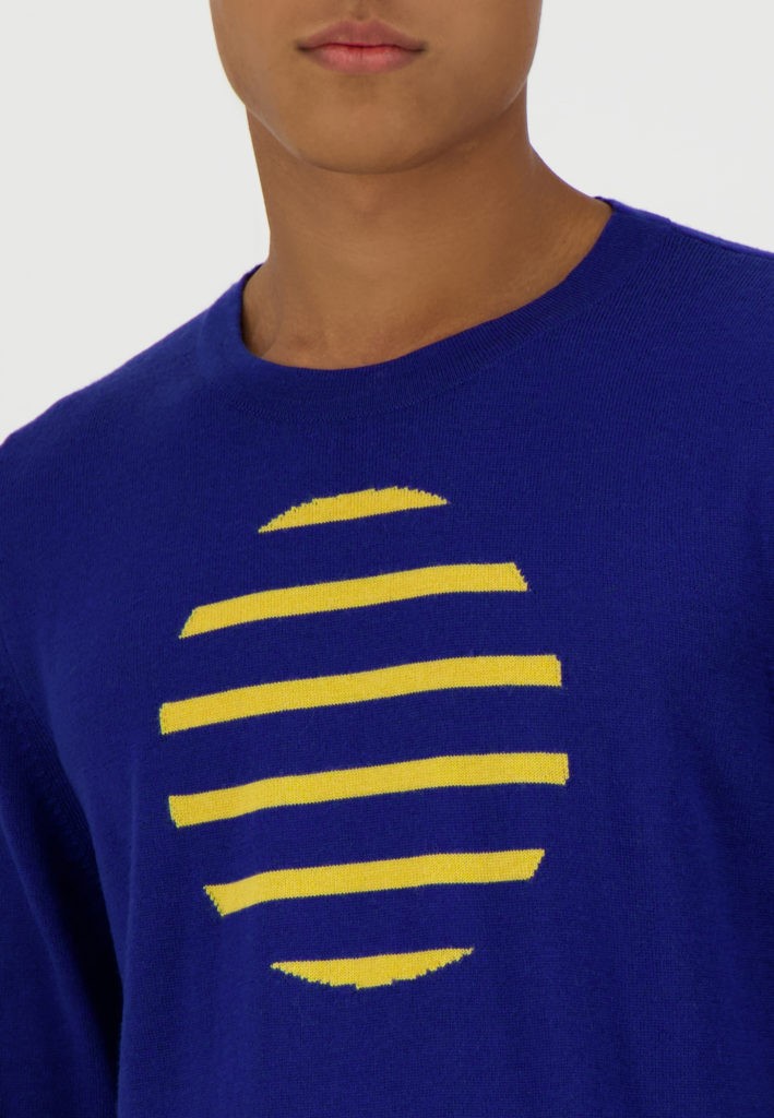 Pull éclipse bleu - Pierre Talamon