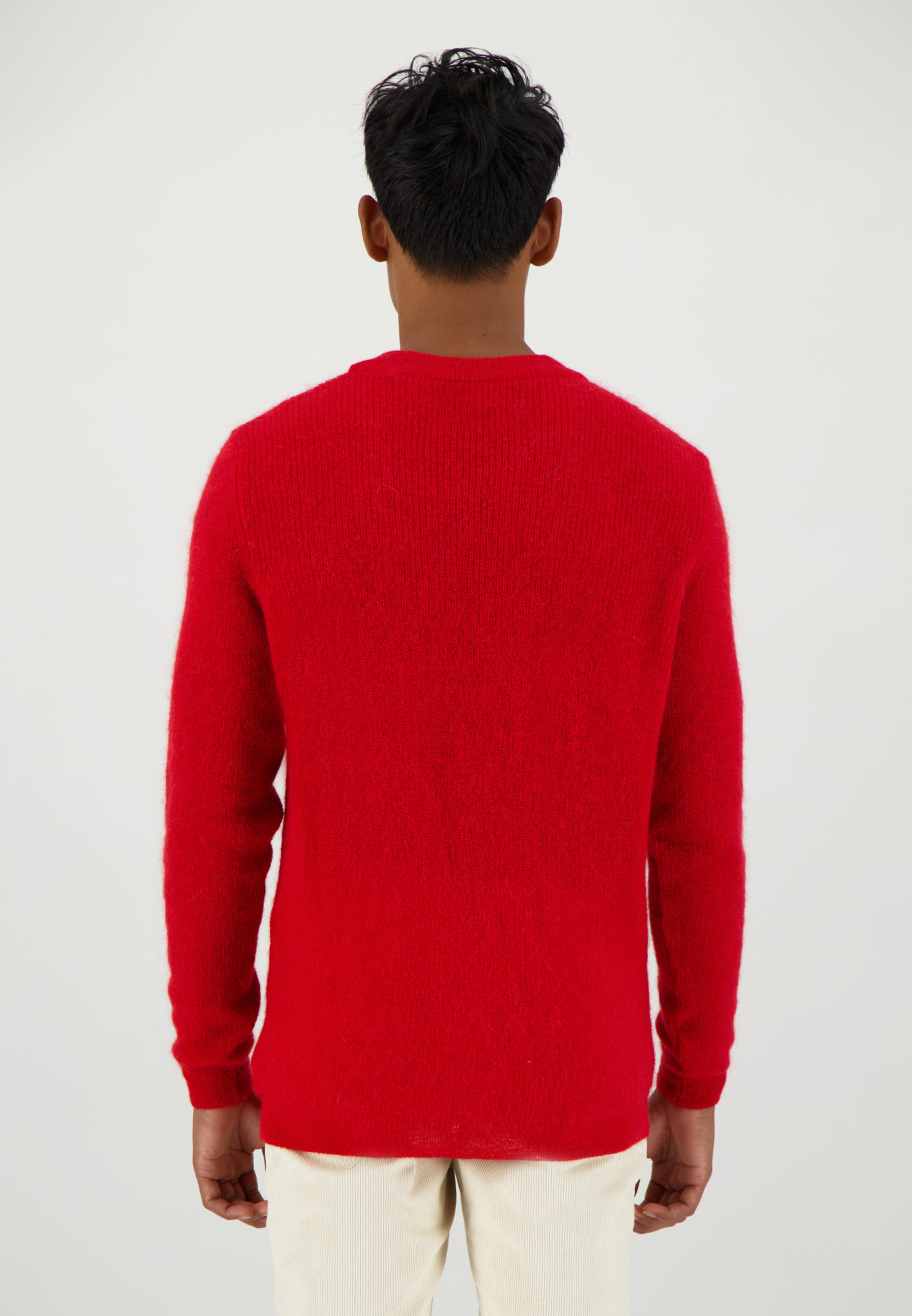 Pull mohair rouge - Pierre Talamon